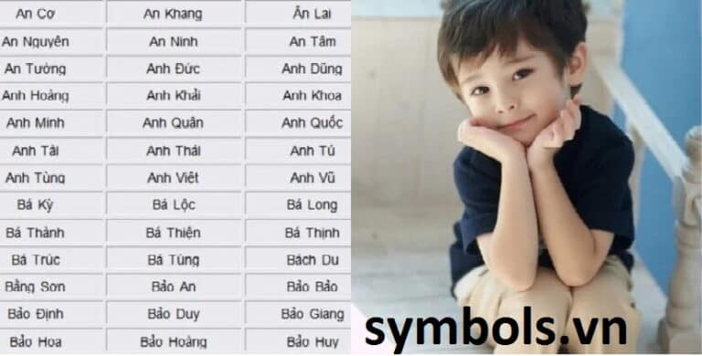 Tên Nam Hay Nhất 2024 328 Tên Đẹp Nhất Dành Cho Con Trai 