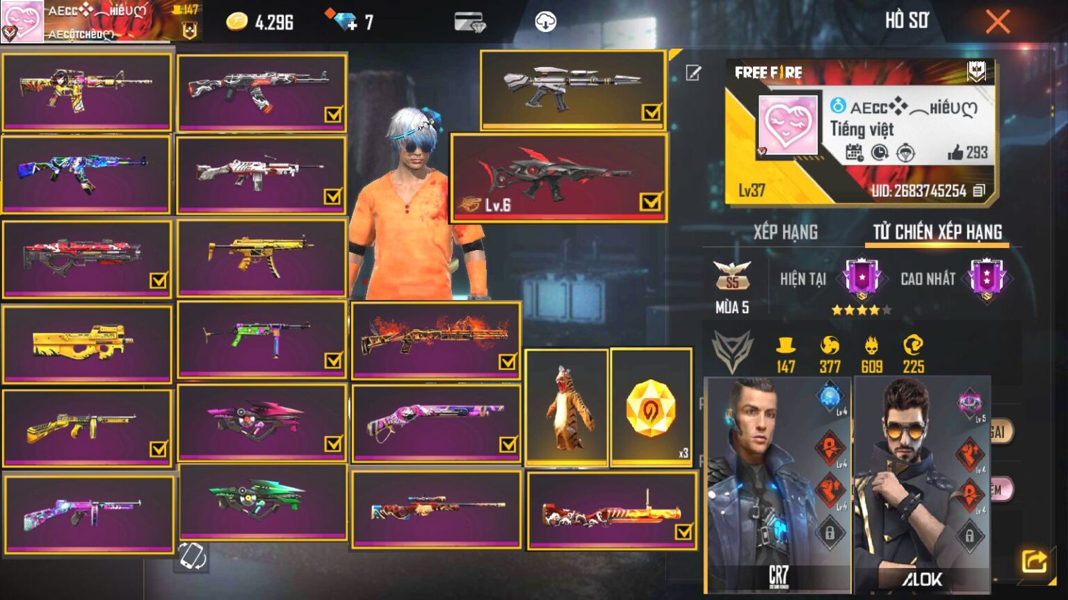 32+ Ảnh Acc FF Ngon, Hình Nick Free Fire Giàu Khủng VIP